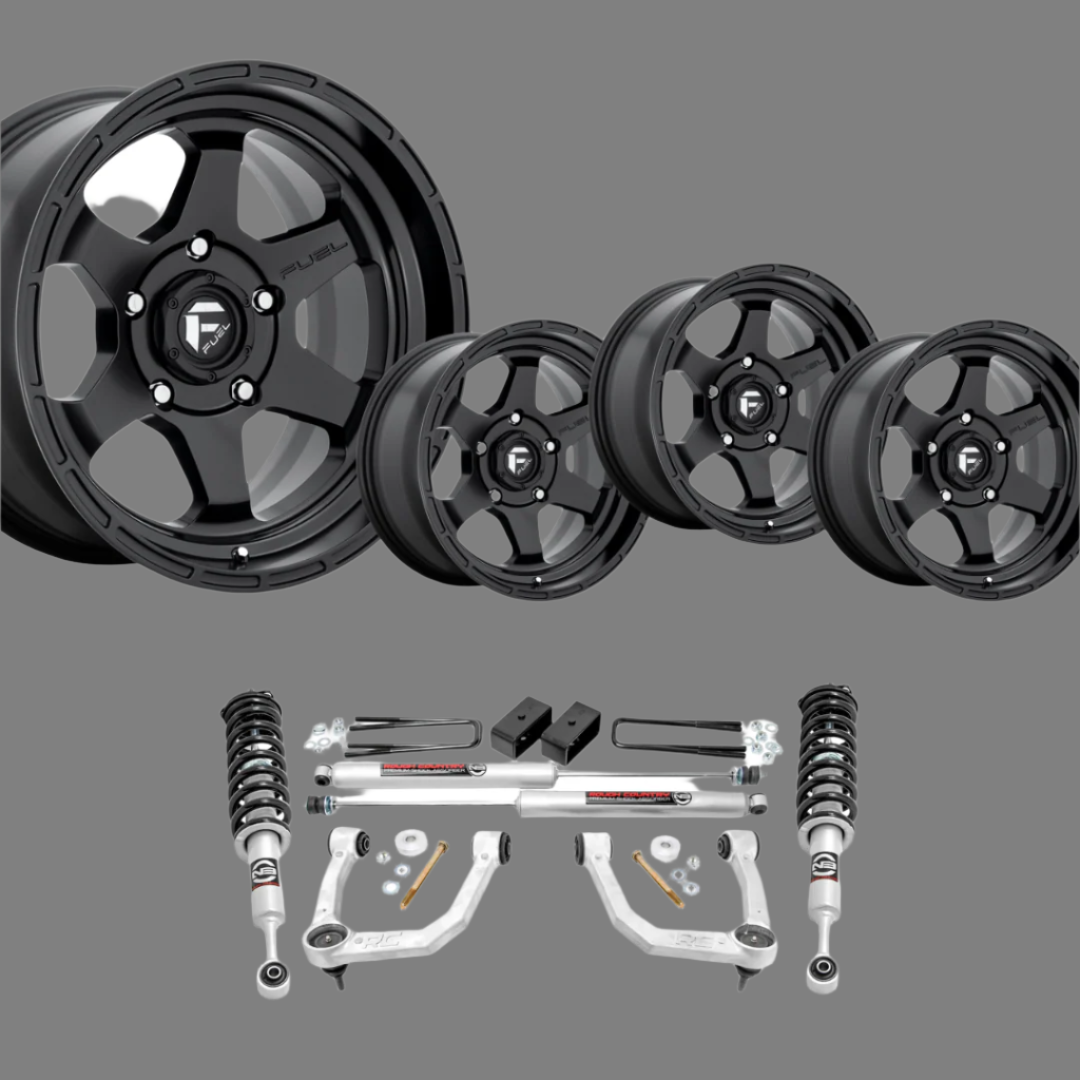 Yota Mafia Bundle 3.5 inch Lift Kit with 17in Wheels – Truck Bundles